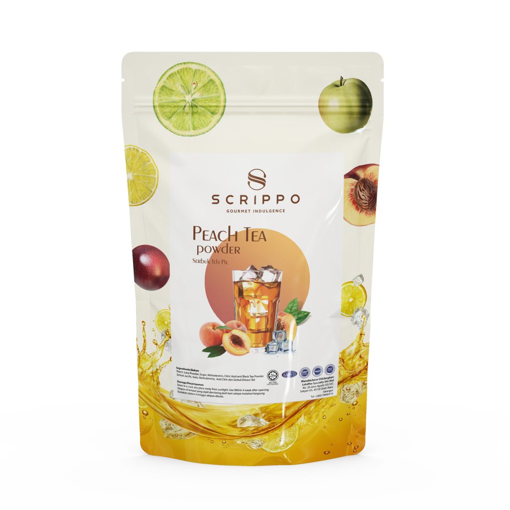 Scrippo Peach Tea Powder - AIM COFFEE